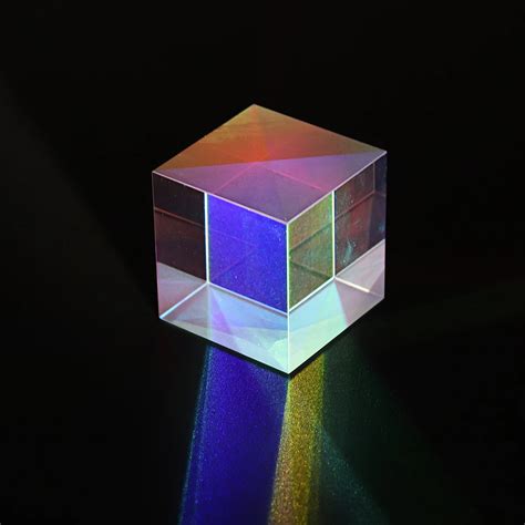 25mm K9 Prism Laser Beam Combine Cube Prism Rgb Combiner Splitter Glass
