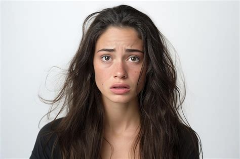 Premium Photo Shocked Woman Feeling Overwhelmed