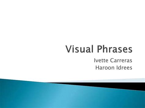 ppt visual phrases powerpoint presentation free download id 2239616