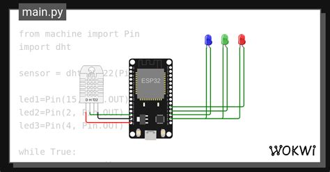 Dht 22 Python Wokwi Esp32 Stm32 Arduino Simulator