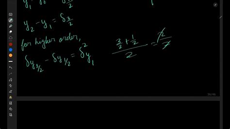 Central Difference Operator Finite Differences Youtube
