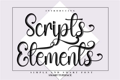 Scripts Elements Font By Freshtypeink · Creative Fabrica