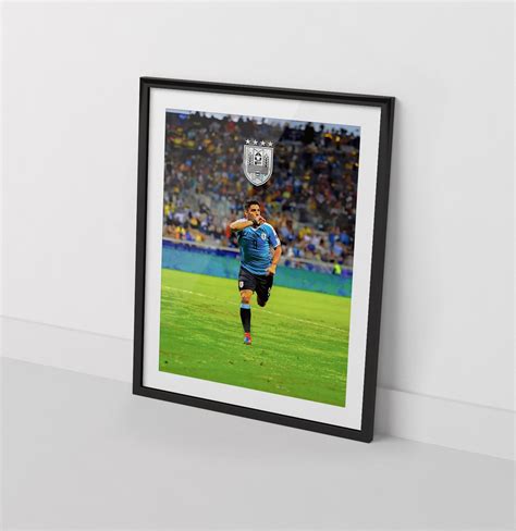 Luis Suárez Poster Uruguay Team Sport Home Decor Football Fan Art Digital Product Etsy