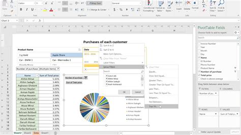 Create Simple Pivot Chart YouTube