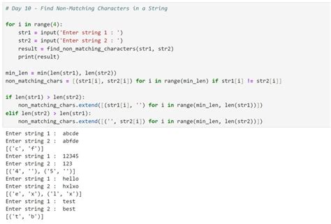 Eternatek Challenge Identify Characters From Strings Srinath Reddy