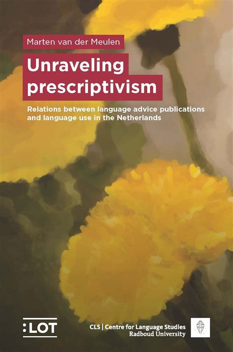 Lot Publications Webshop Unraveling Prescriptivism