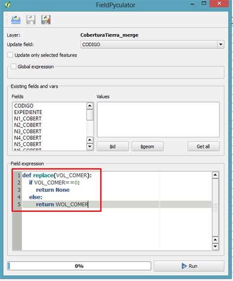 How To Set Zero Values To Null Using Qgis Pycalc Geographic Information Systems Stack Exchange