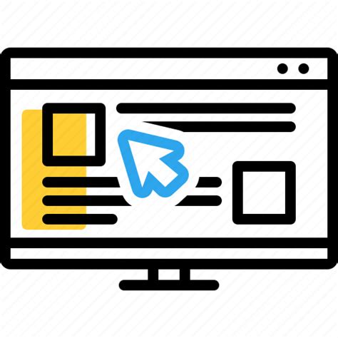 Arrow Browser Clickable Pointer Website Icon