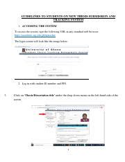 Step By Step Guide To Submitting Your Thesis Dissertation Online Course Hero