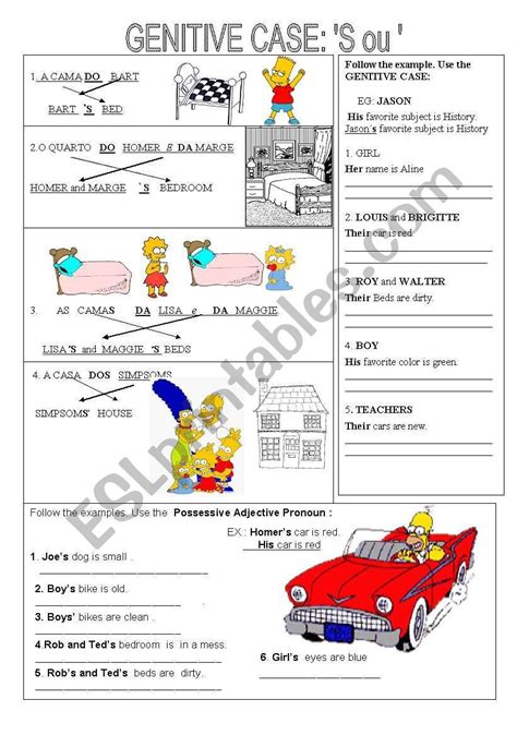 Exercises On Genitive Case Revoeduca