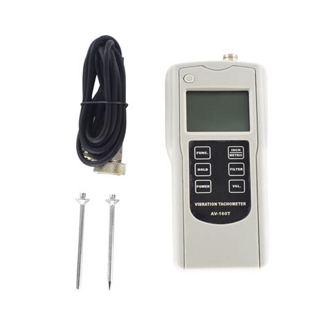 Av 160t Portable Digital Vibration Acceleration Velocity Displacement Tester Vibration