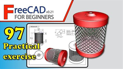 FreeCAD Beginners Tutorial Practical Exercise YouTube