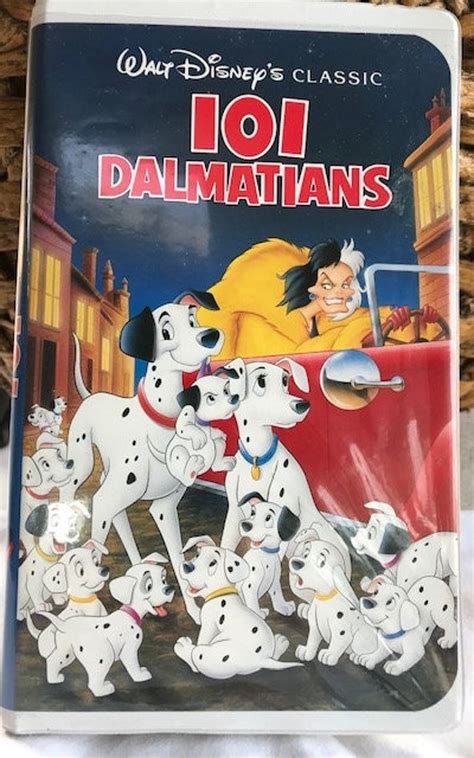 Walt Disneys Classic 101 Dalmatians 1992 Black Diamond Vhs 1263 Etsy