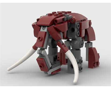 Lego Moc Mammoth By Alvitvel Rebrickable Build With Lego