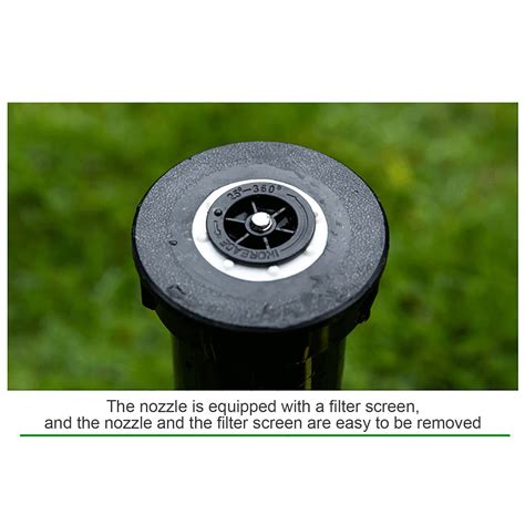 Laruyeko Buried Telescopic Sprinkler Garden Garden Courtyard Lawn