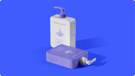 코스메틱 로션 패키지 목업 프루티드 디자인 무료 목업과 디자인 리소스를 다운로드 받으세요