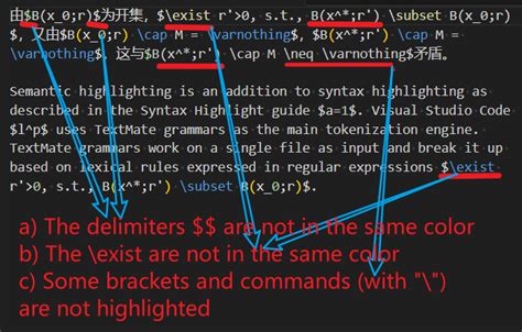 Poor Markdown Sematic Highlighting For Equations · Issue 196202 · Microsoft Vscode · Github