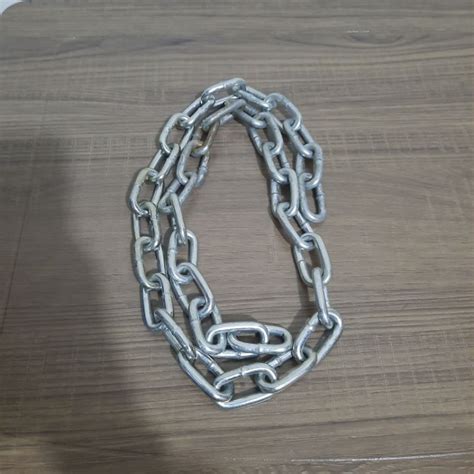 Jual Rantai Besi Rante Besi S M L Xl 1 Meteran Rantai Besi Pagar Besi Oval Keamanan Shopee