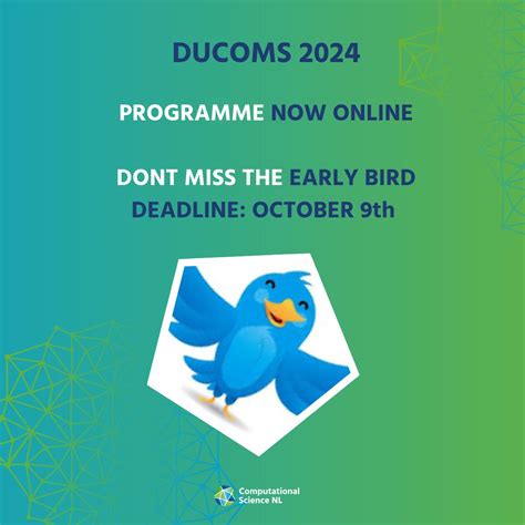 Computational Science Nl On Linkedin Ducoms2024 Computationalscience