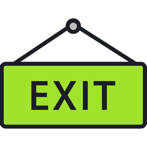 Exit Good Ware Lineal Color Icon