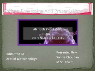 Antigen Processing And Presentation PPTX Chemistry Science