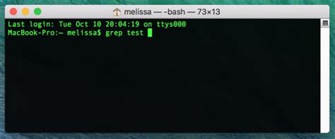 macos using grep to find matching lines