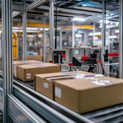 Automated Packing Machines Speeding Up Fulfillment Premium Ai Generated Image