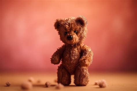 Premium Ai Image A Teddy Bear With A Bunch Of Nuts On It
