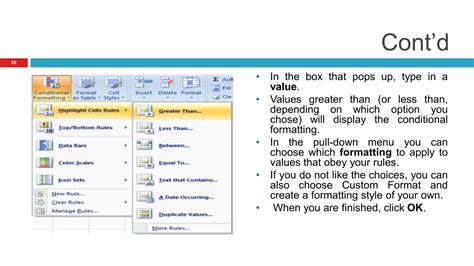 introduction to micro soft training ms excel ppt