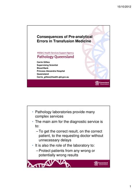 Pdf Consequences Of Pre Analytical Errors In Transfusion Medicine