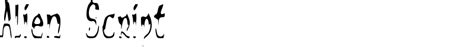 Alien Script Font Free Download Font Spy