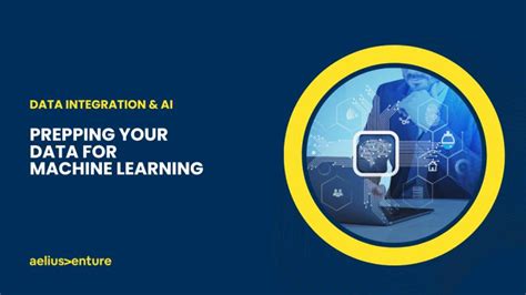 Aelius Venture On Linkedin Data Integration And Ai Preparing Data For Machine Learning Aelius…