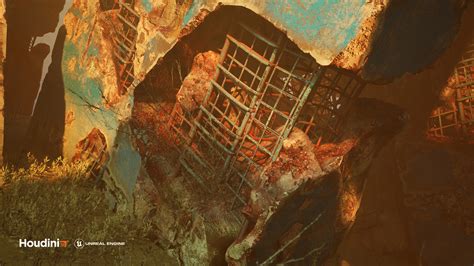 Artstation Houdini Tutorial Procedural Pillar Generation Tutorials