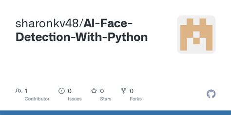 Github Sharonkv48ai Face Detection With Python