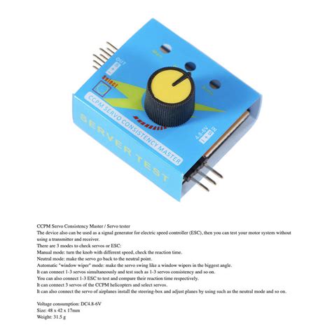 Jual Digital Servo Tester Esc Consistency Speed Controler Tester Shopee Indonesia