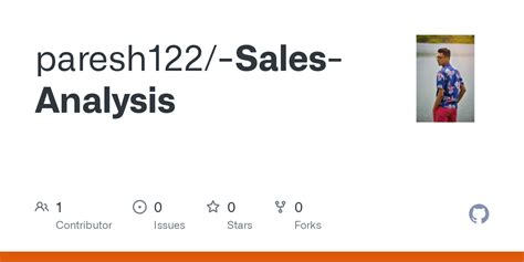GitHub Paresh122 Sales Analysis