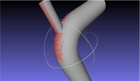 MeshLab での面の矩形選択 XSim