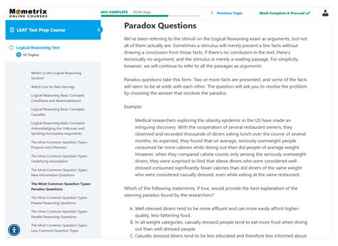 Online Lsat® Test Prep Course 600 Practice Questions Mometrix