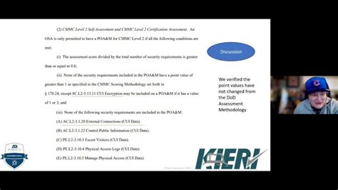 Amira Armond On Linkedin Cmmc Rule Webinar December 27 2023 Kieri