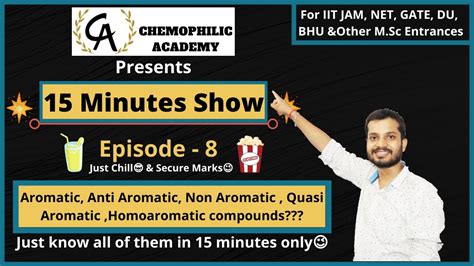 Aromatic Anti Aromatic Non Aromatic Quasi Aromatic Homoaromatic