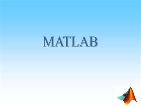 PPT MATLAB PowerPoint Presentation Free Download ID 3644705