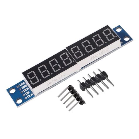 8 Digit 7 Segment Module Max7219 8 Bit Digital Segment Tube Led Display Module For Arduino Mcu