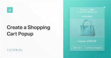 Sales Popups How To Create A Shopping Cart Popup In WordPress Elementor