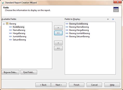 Cara Membuat Laporan Dengan Crystal Report Di Visual Basic 2010 Vb