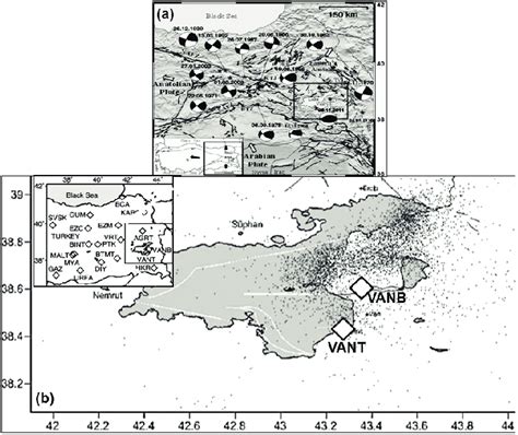 Major Tectonic Elements And Seismicity Of Eastern Anatolia A Major