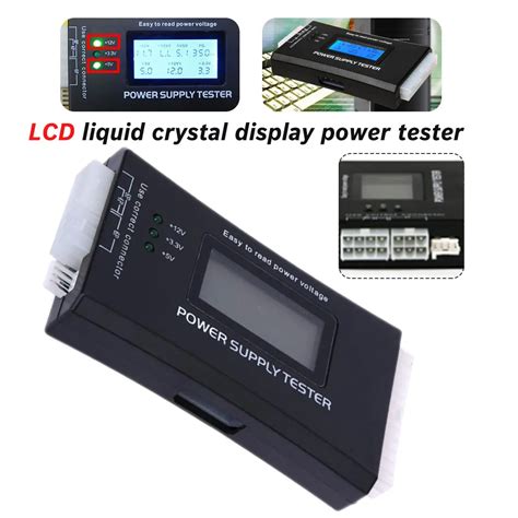 Power Diagnostic Tool Computer Host Power Tester LCD Display Power Tester Battery Indicator For