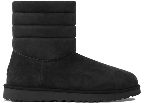 Ugg Classic Boot Stampd Black Mens Sneakers Us