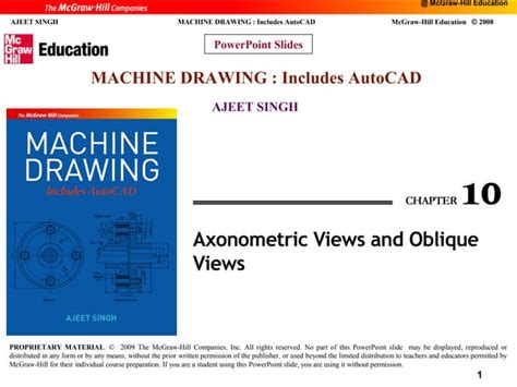 Chapter 10 Axonometric Views Oblique Views Ppt Technology And Computing