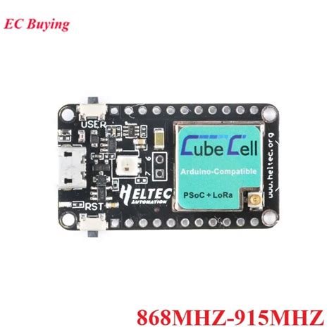 Iot Lora Node 868 915เมกะเฮิร์ตซ์433เมกะเฮิร์ตซ์ Asr6501 Sx1262 Cubecell Development Board อะแดป