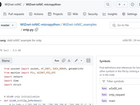 W55rp20 Evb Pico Sntp Example